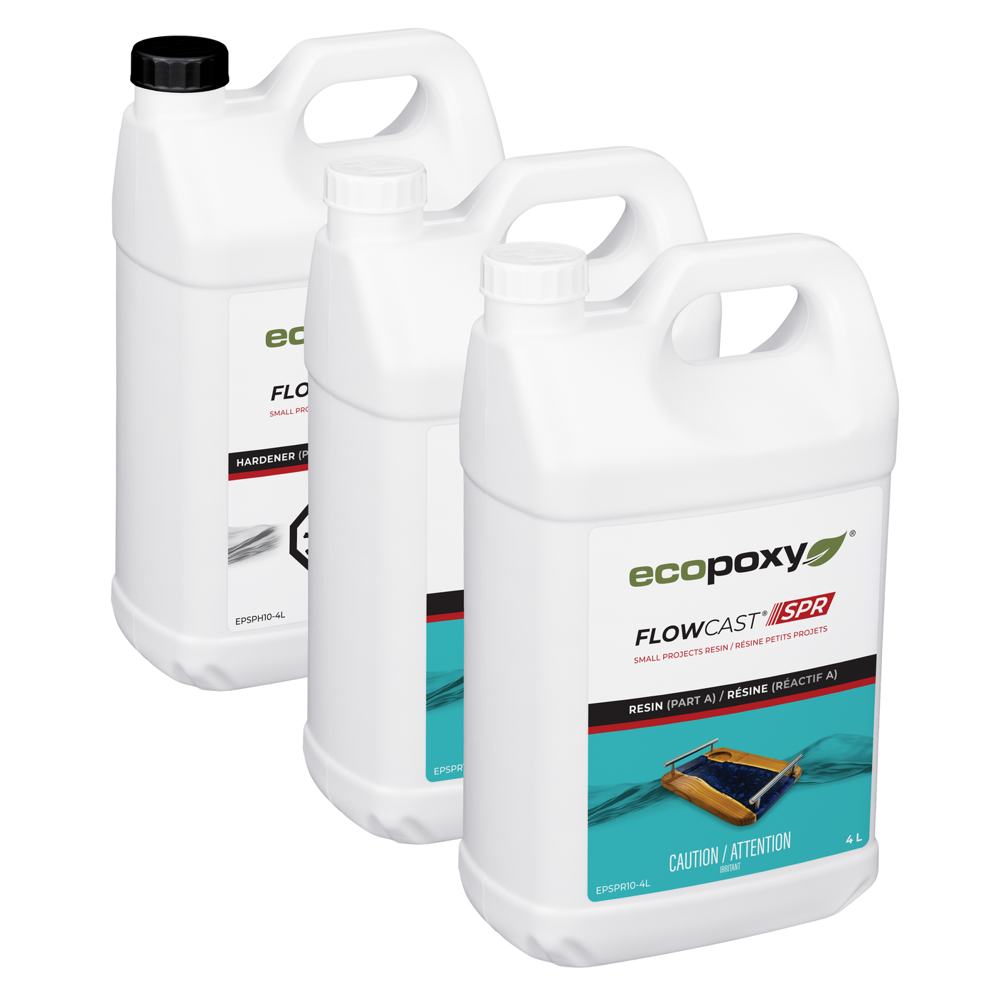 Fast-Curing Resin | FlowCast® SPR for Shallow Pours — EcoPoxy Inc.