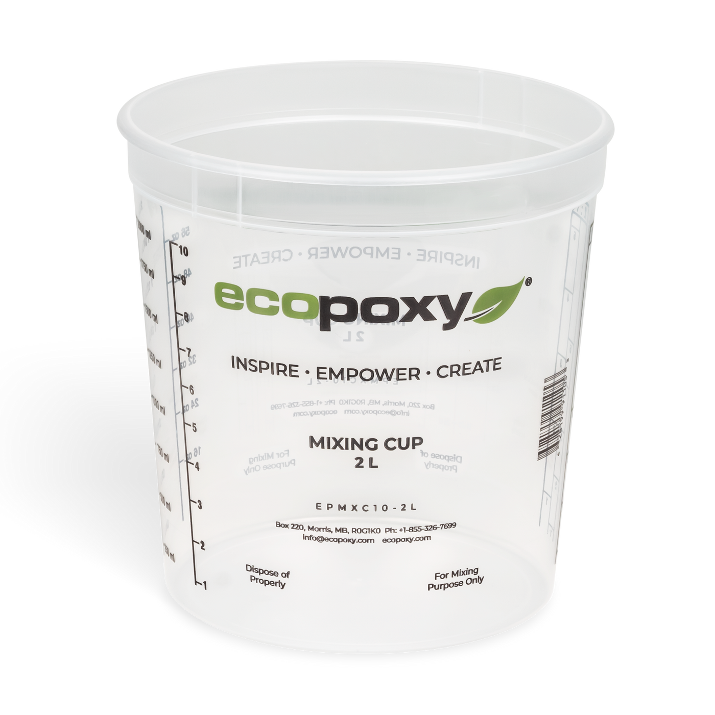 Graduated Epoxy Mixing Cups | Mix with Confidence — EcoPoxy Inc.