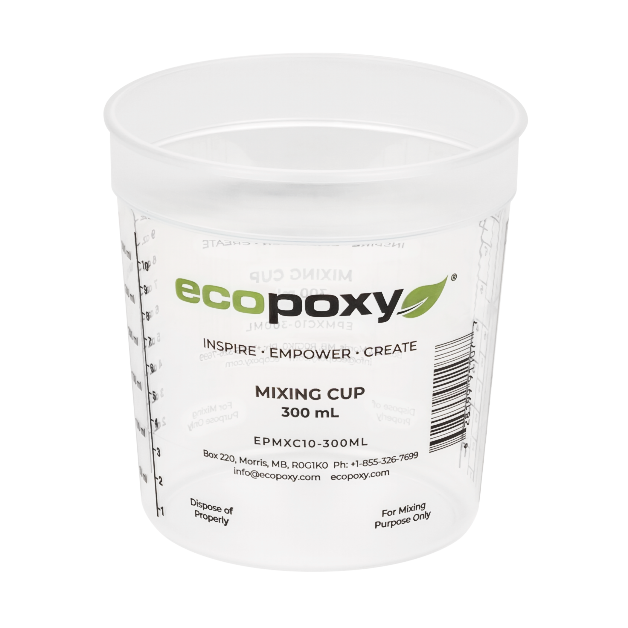 Graduated Epoxy Mixing Cups | Mix with Confidence — EcoPoxy Inc.