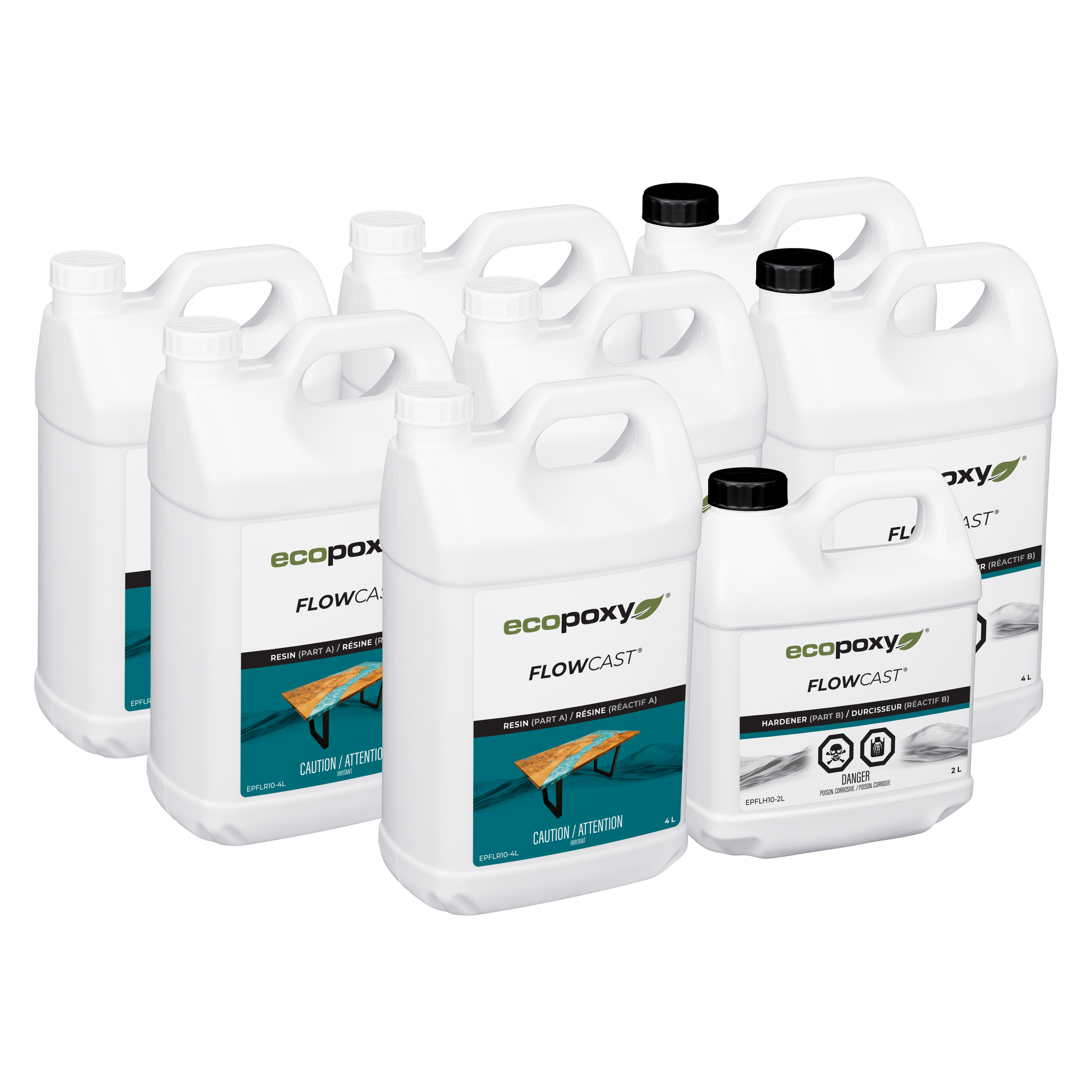 Casting Epoxy Resin | Clear FlowCast for Thick Pours — EcoPoxy Inc.