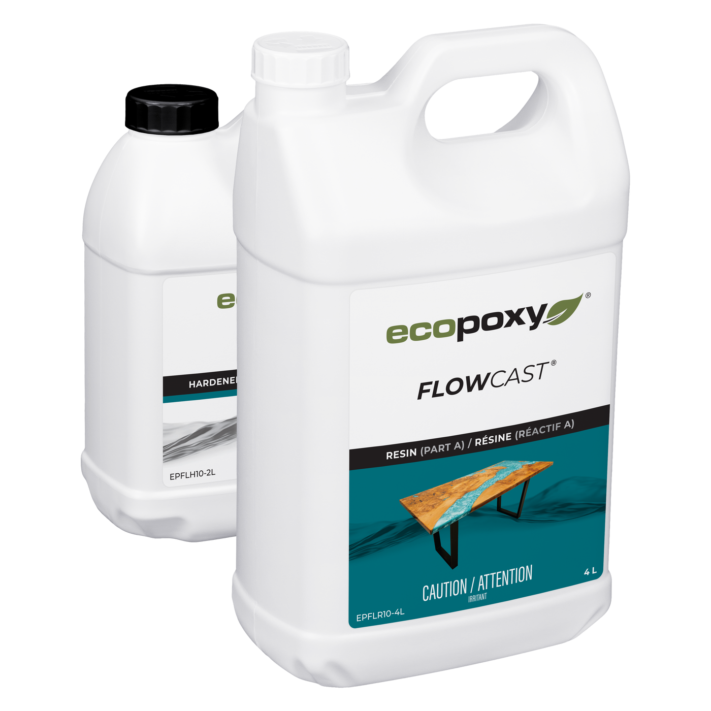 Casting Epoxy Resin | Water Clear FlowCast for Thick Pours — EcoPoxy Inc.