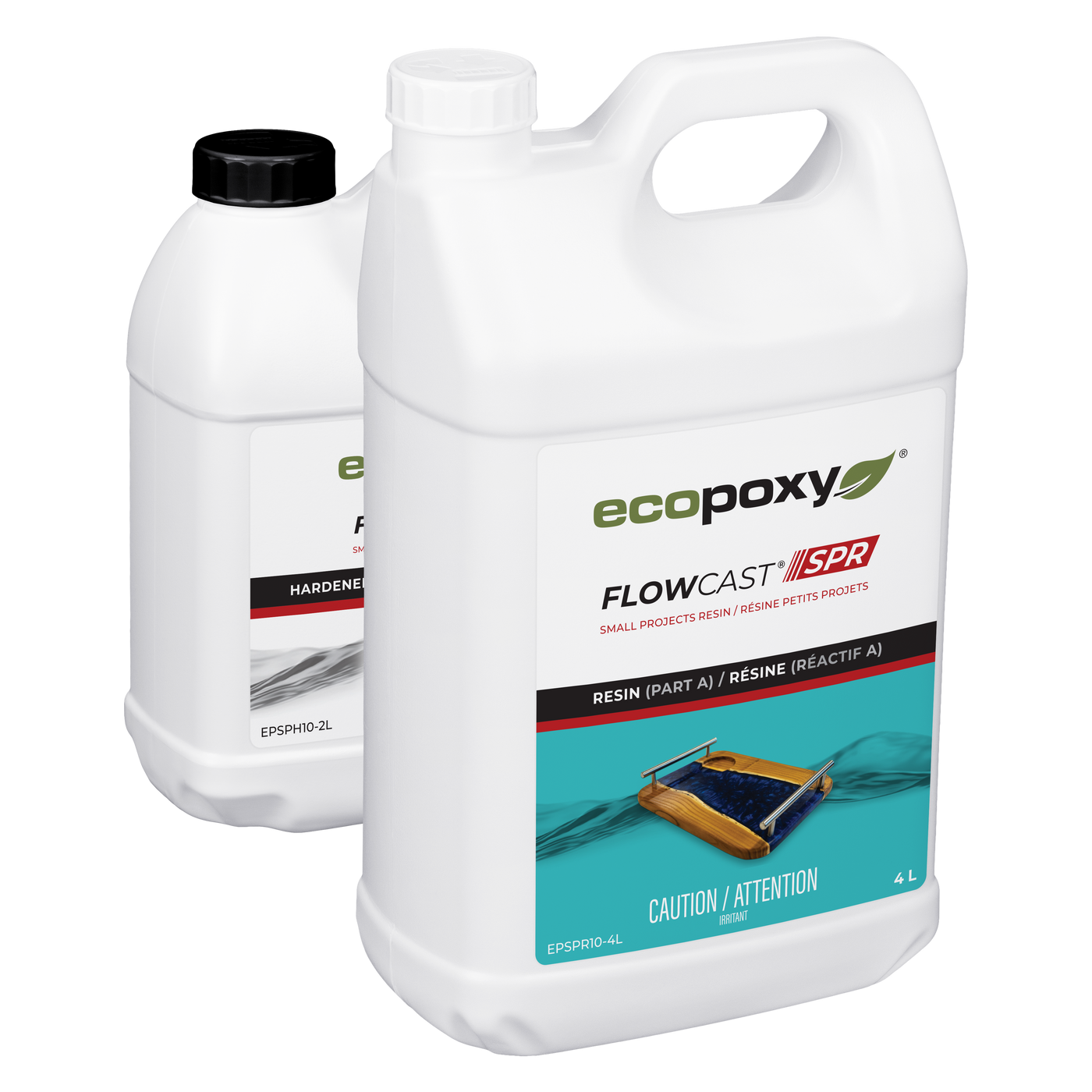 Fast-Curing Resin | FlowCast® SPR for Shallow Pours — EcoPoxy Inc.