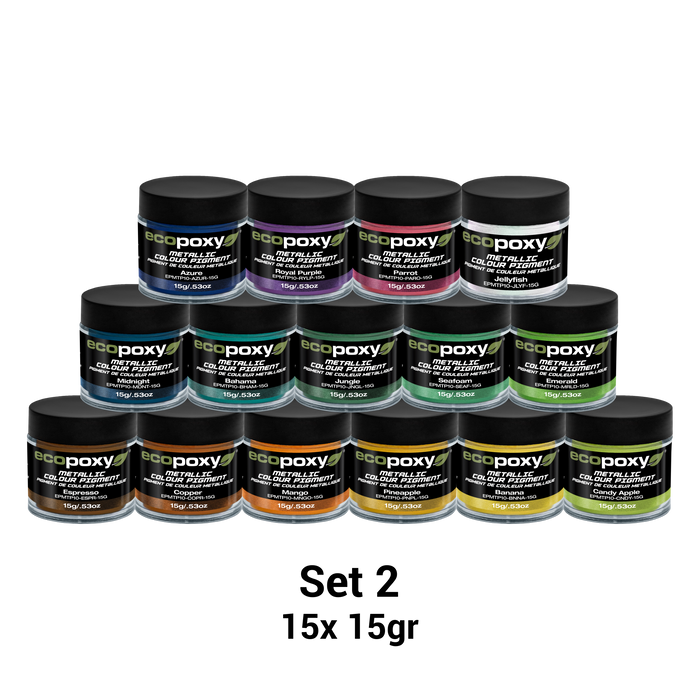 Metallic Epoxy Pigments | Epoxy Glitter from EcoPoxy — EcoPoxy USA Inc.