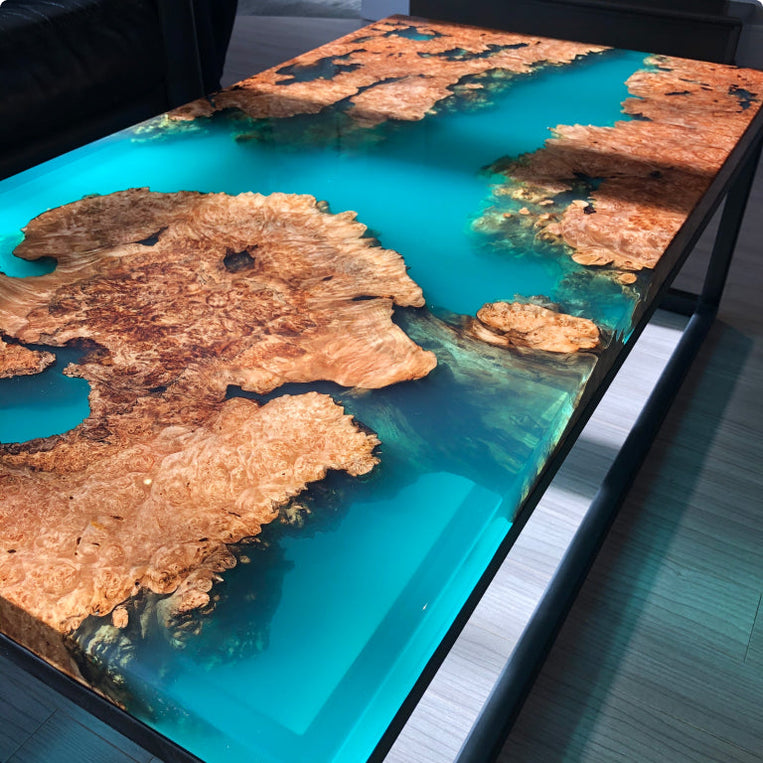 Casting Epoxy Resin | Water Clear FlowCast for Thick Pours — EcoPoxy ...